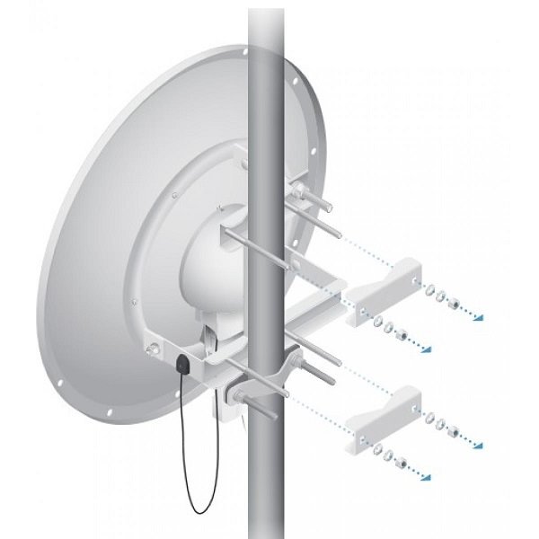 Ubiquiti airFiber Dish 24dBi, 2.4GHz, Slant 45 | ABCTECH - výpočetní ...