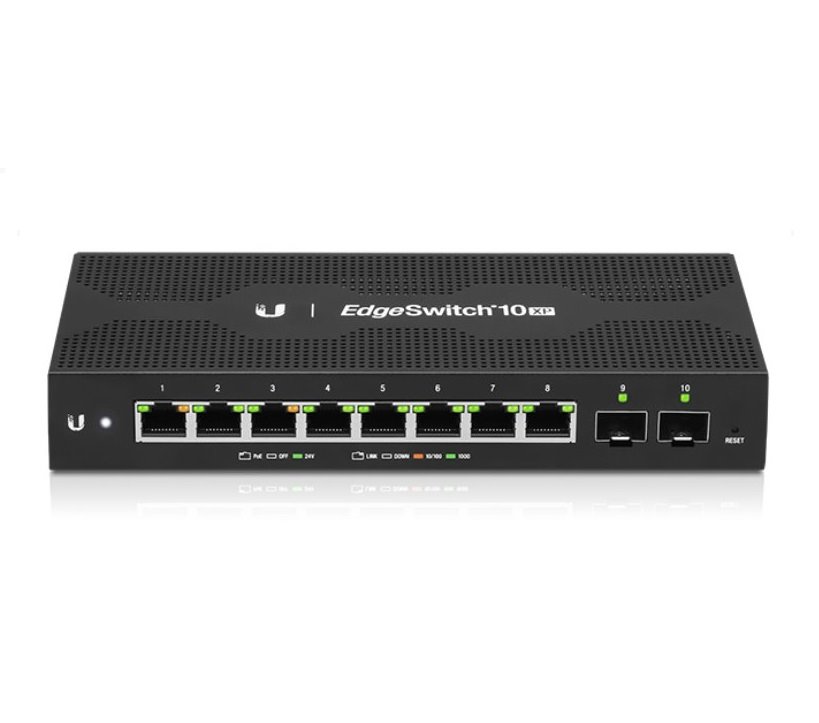 UBNT ES-10XP Edgeswitch, 8-Port Gigabit Switch s PoE, 2 SFP Ports ...