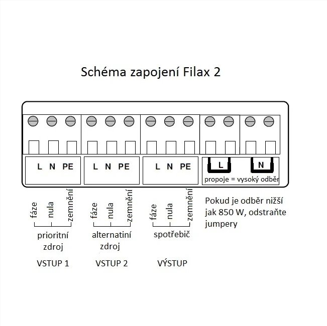 Victron Energy Filax 2 - Přepínač napájení 230V/50Hz - 240V/60Hz ...